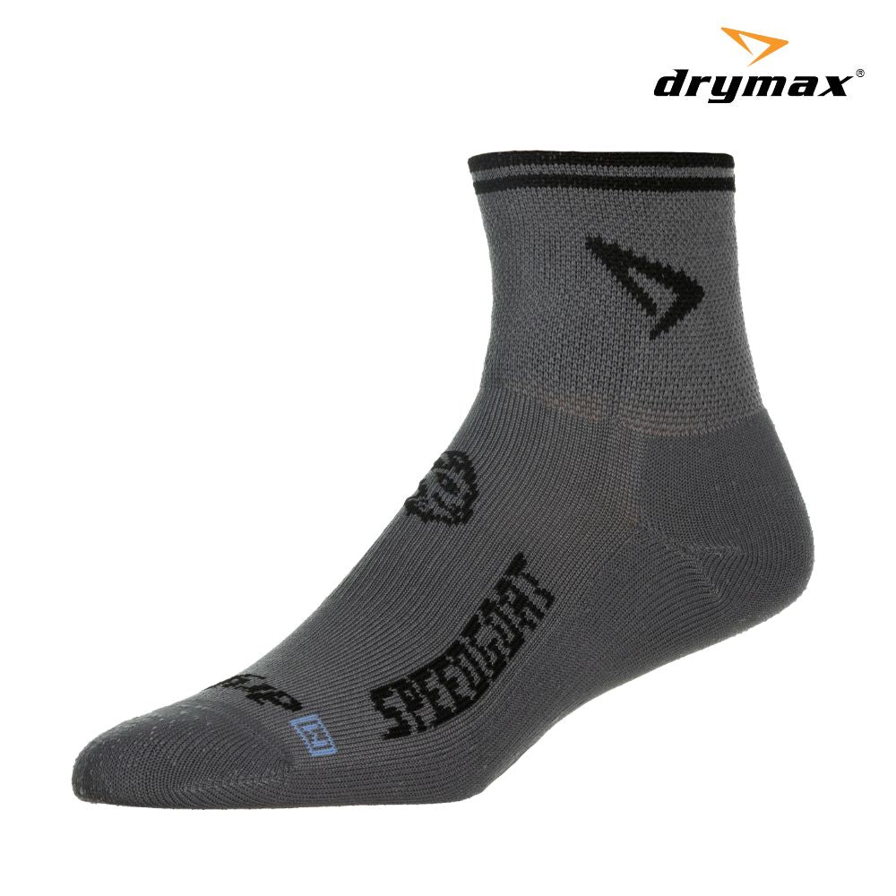 Drymax Lite Trail Running 1/4 Crew - Dark Gray / Black – Liv Activ