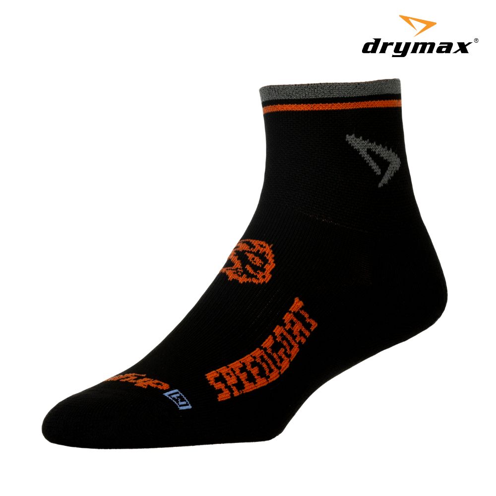 Drymax Lite Trail Running 1/4 Crew - Black / Foliage Green – Liv Activ